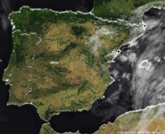 Satellite images over Spain - Forecast.co.uk
