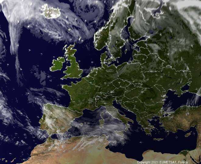 Satellite images over Europe - Forecast.co.uk