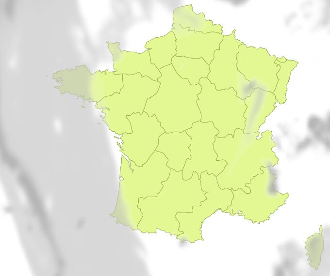 Cloud maps for France - Forecast.co.uk