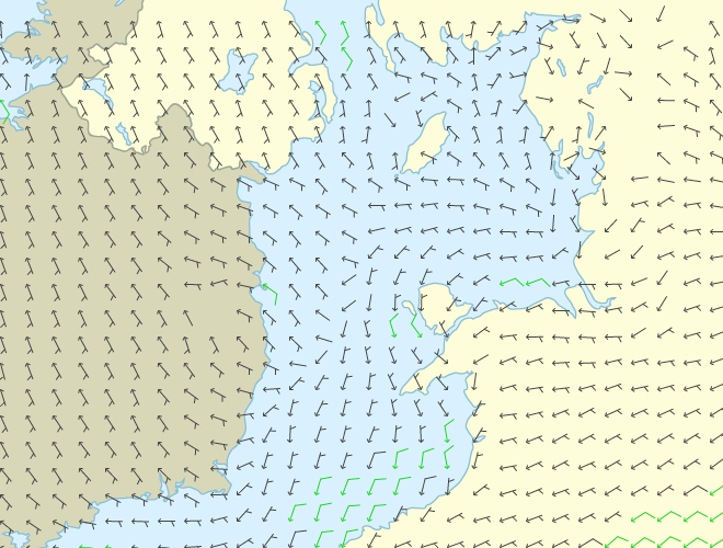 Forecast for wind in Irish sea - Forecast.co.uk